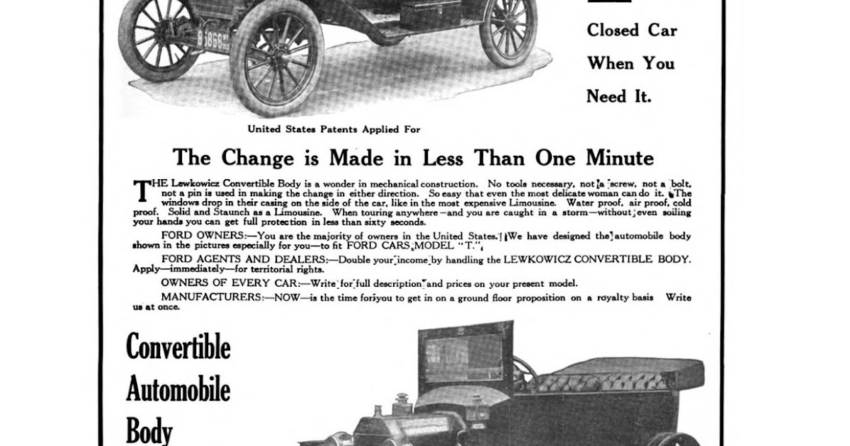 The Automobile and American Life: Convertible -- when was it first used ...