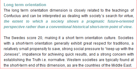 Project NOMO Jeans: Cultural dimensions: Sweden