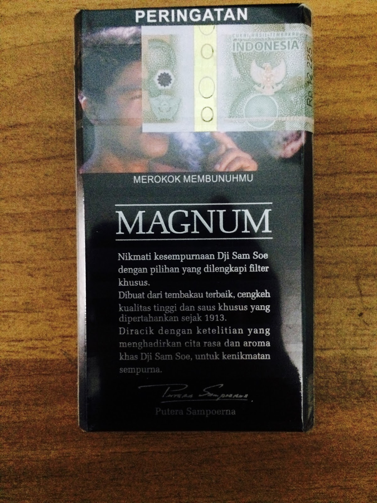 Dji Sam Soe Magnum Filter, SKM Full Flavor dengan batang yang besar
