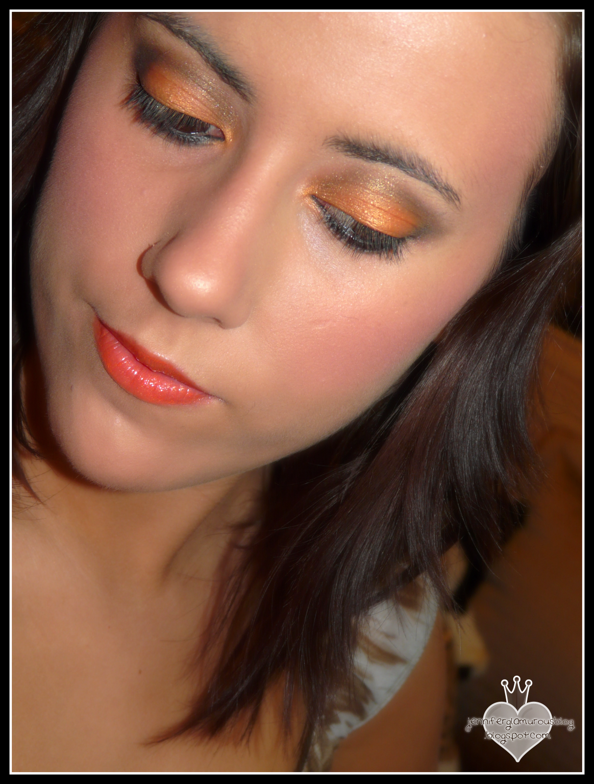 ♥ Jennifer Make Up Glam ♥: * LOOK 30: Look Orange