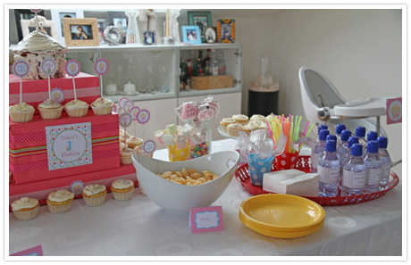 Paper and Party Love: Cupcake Themed First Birthday Party