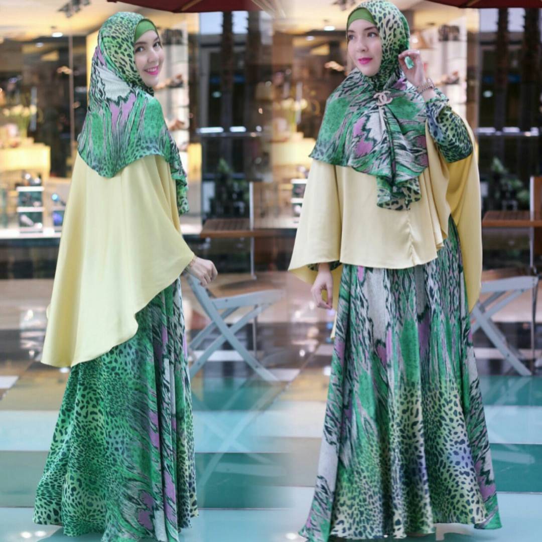 15 Contoh Model Gamis Kombinasi Terbaru Dalam Berbagai Acara - Model ...