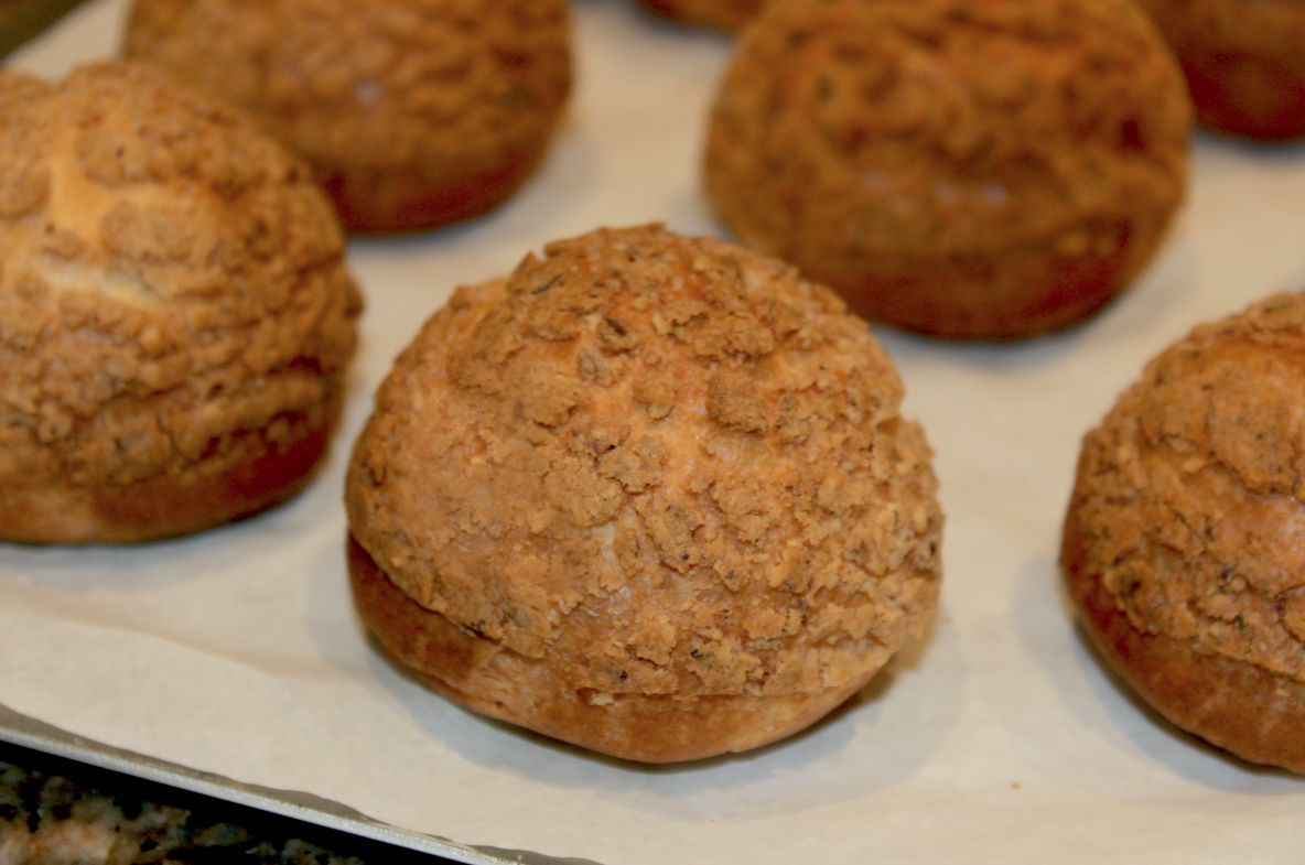 Hazelnut Choux and Salted Butter Caramel Cream - La cuisine de Bernard
