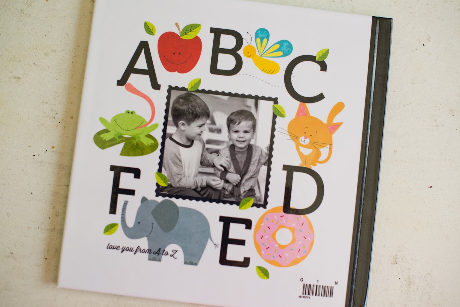 Domestic Fashionista: Personalized Alphabet Photo Book