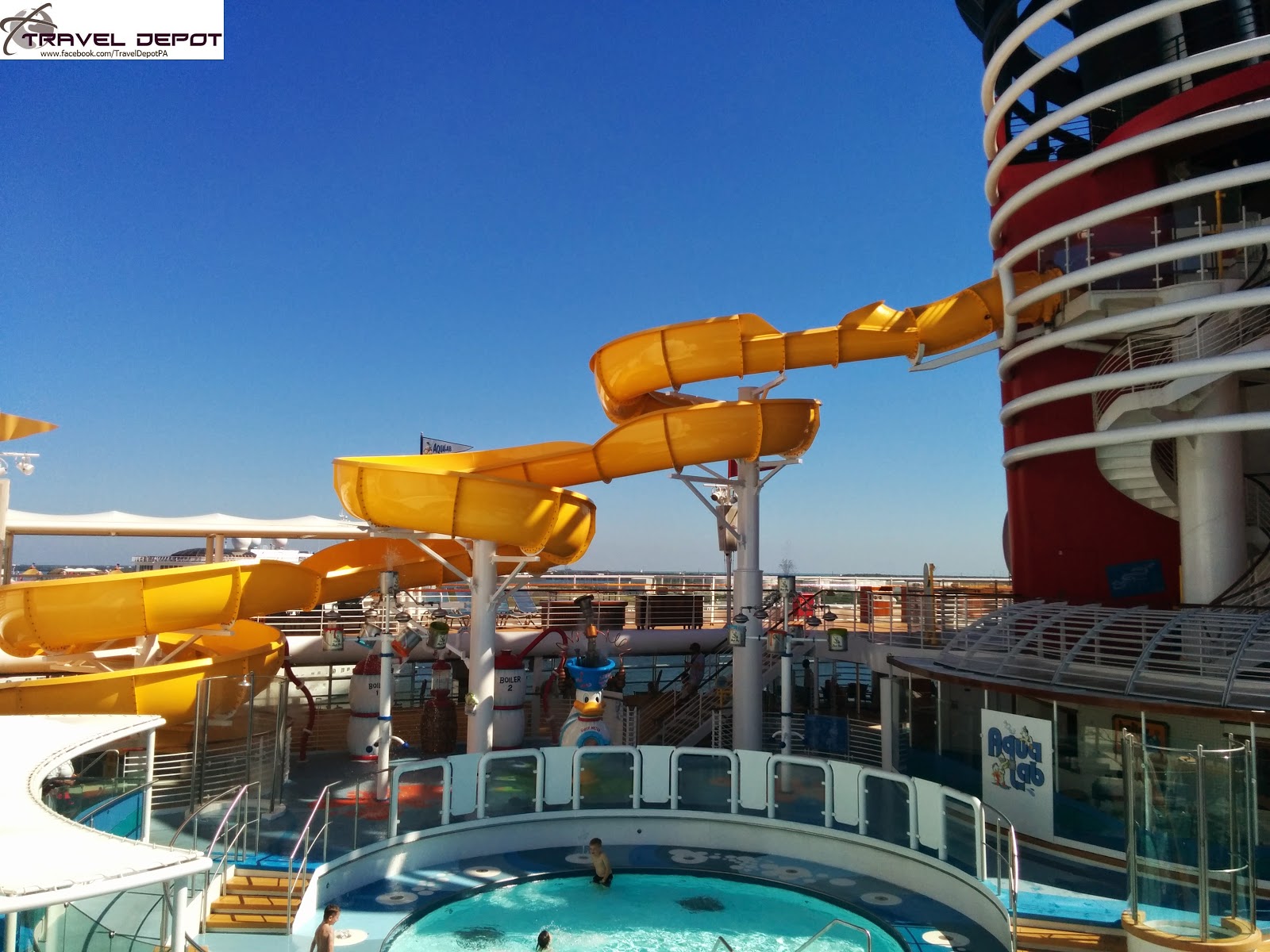 Pool areas aboard the Disney Magic Cruise Ship | Travel Depot