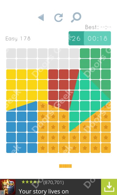 Blocks & Shapes [Easy] Level 178 Solution ~ Doors Geek