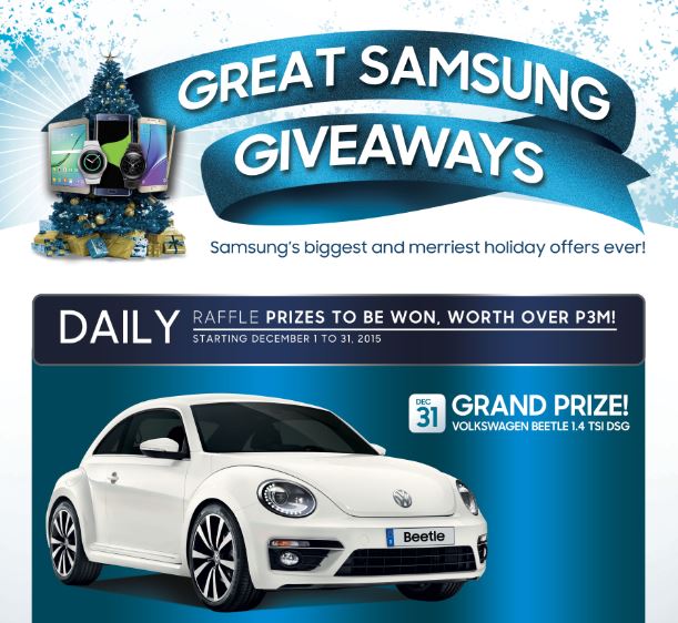 Have the best holidays with Great Samsung Giveaways promo
