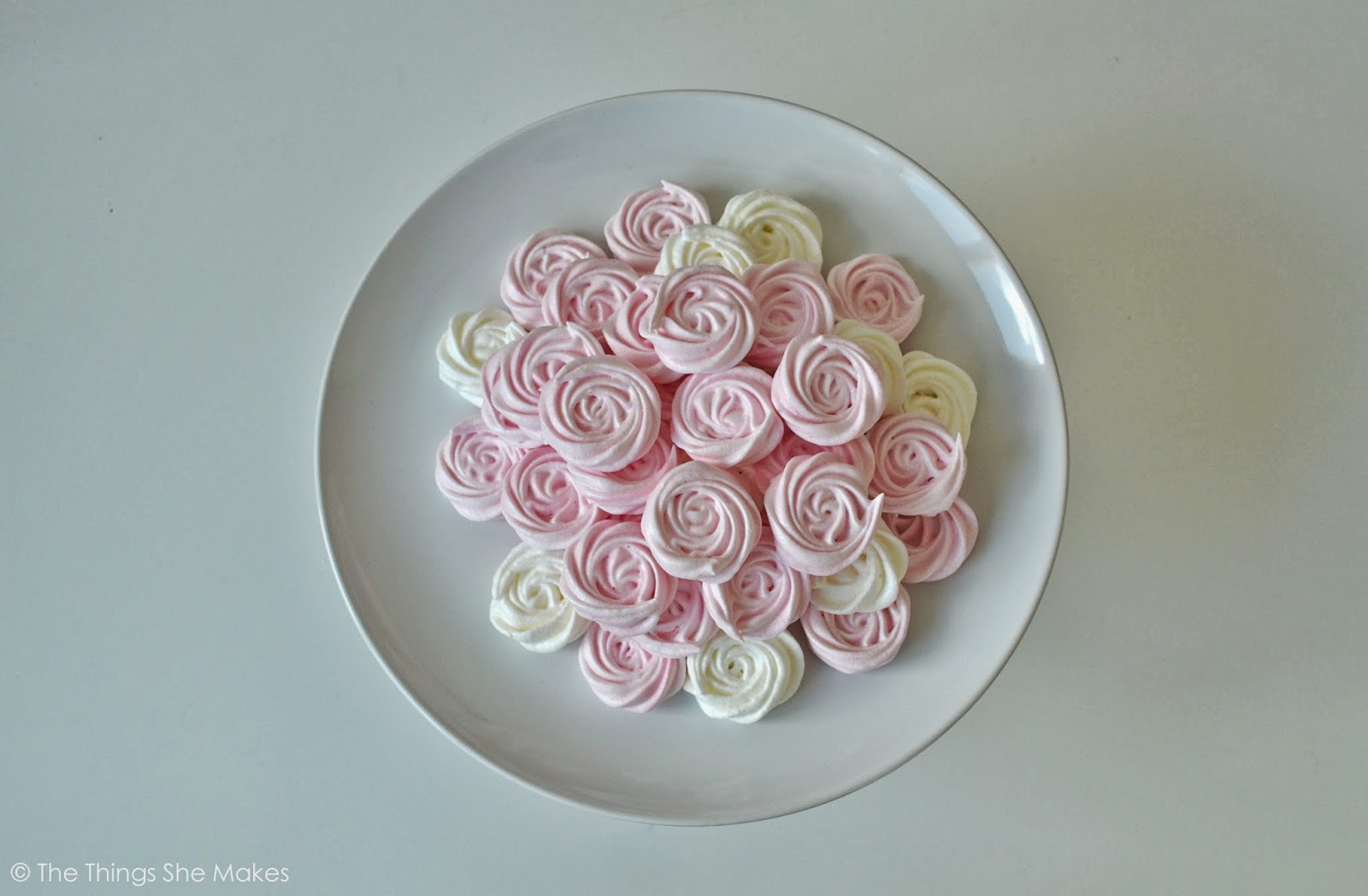 How to Make Meringue Roses | The Things She Makes