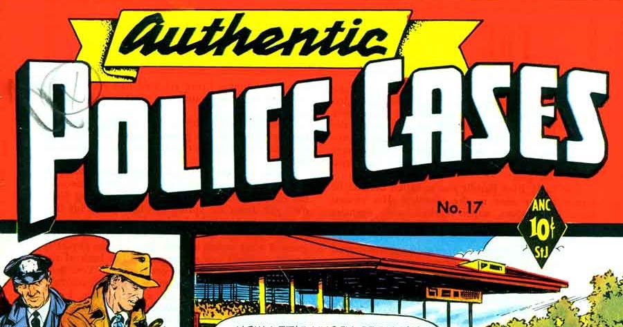 Authentic Police Cases #17 - Matt Baker cover - Pencil Ink