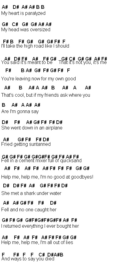 Flute Sheet Music: 50 Ways To Say Goodbye Flute Sheet Music: 50 Ways To Say Goodbye