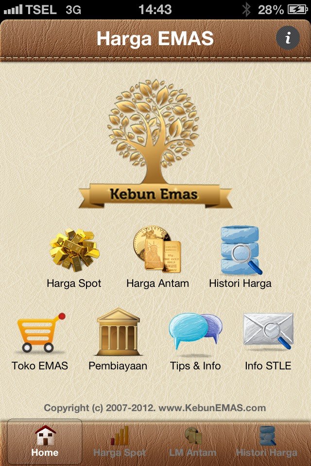 INFO 2017: APLIKASI HARGA EMAS UNTUK IOS dan ANDROID dari KEBUN EMAS