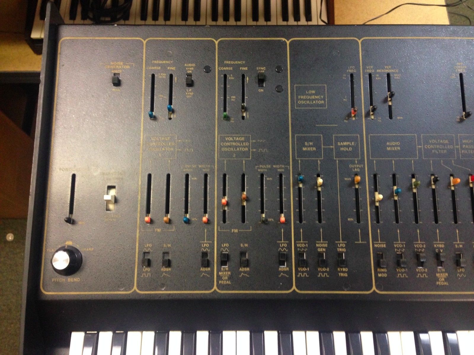 MATRIXSYNTH: 1974 Black and Gold ARP Odyssey MKI 2800 SN 282991