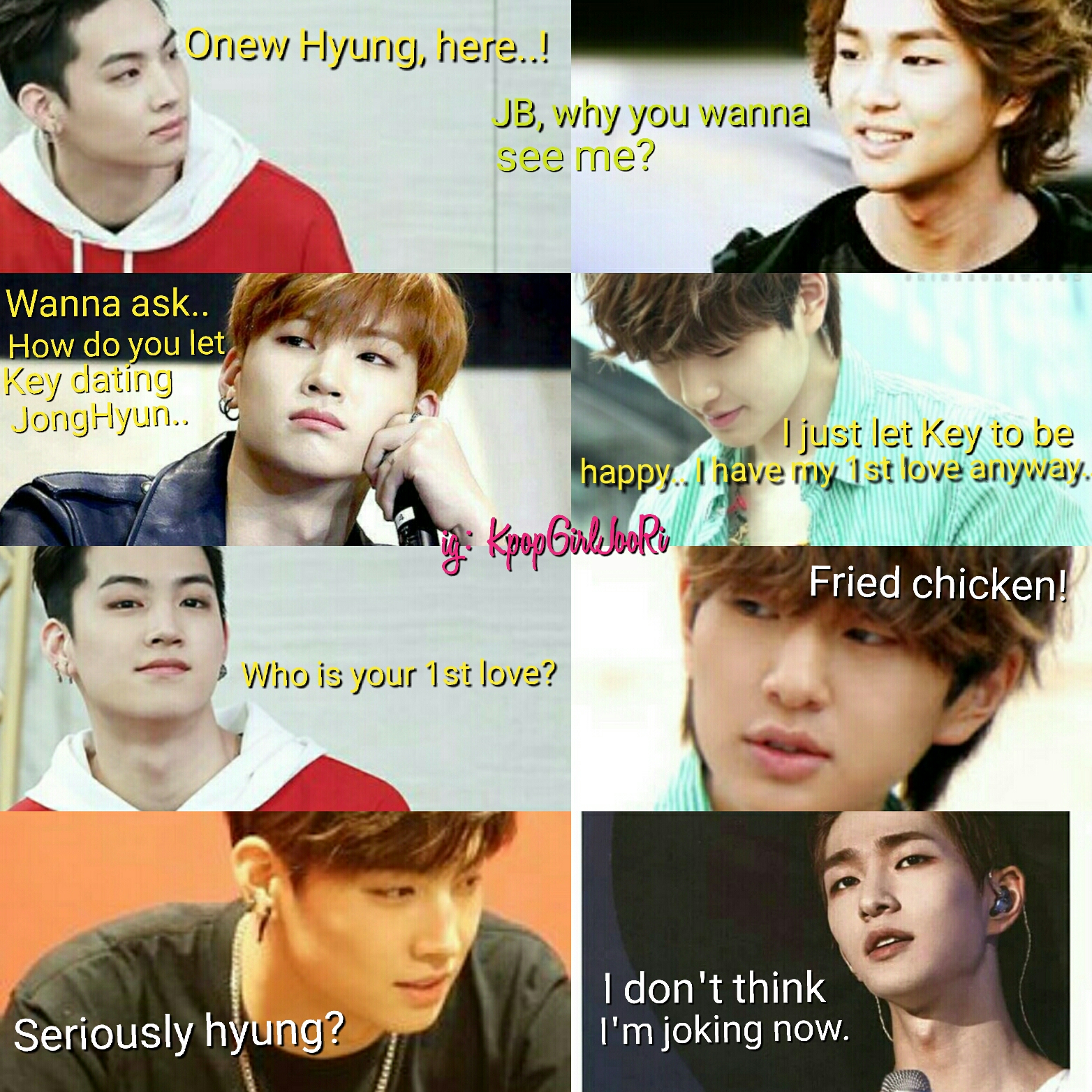 I AM KPOP GIRL : SHINee and Got7 meme! 22.6.2017