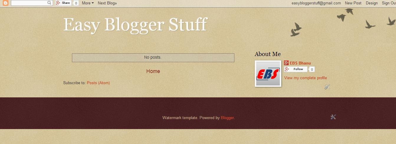 How to create a free blogger blog | course - 1 | Easy Blogger Stuff