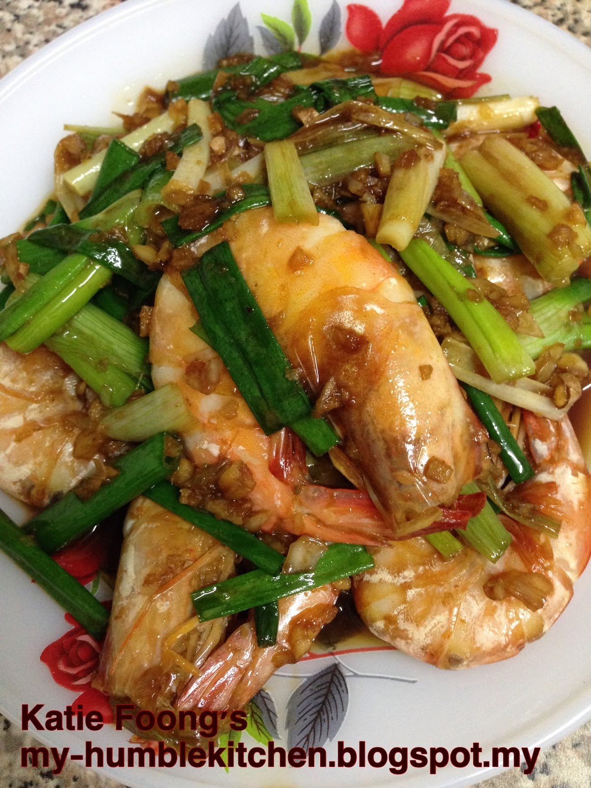 MY-HUMBLEKITCHEN: SOYA SAUCE PRAWNS