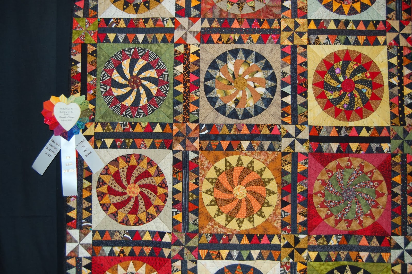 Scraps and Threadtales: Quilt Show - ribbon winners