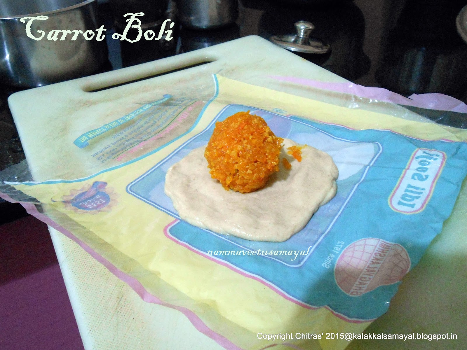 kalakkalsamayal: Carrot-Boli