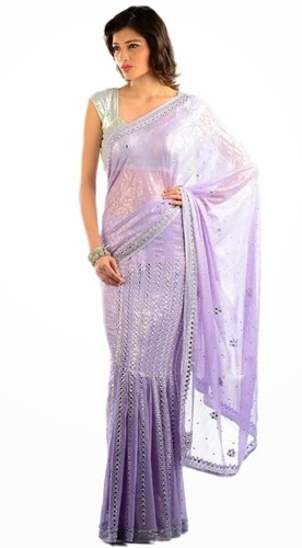 Saree - Fishtail / Fish-Cut / Fish Bottom Saree 2015-2016 - Pakistani ...