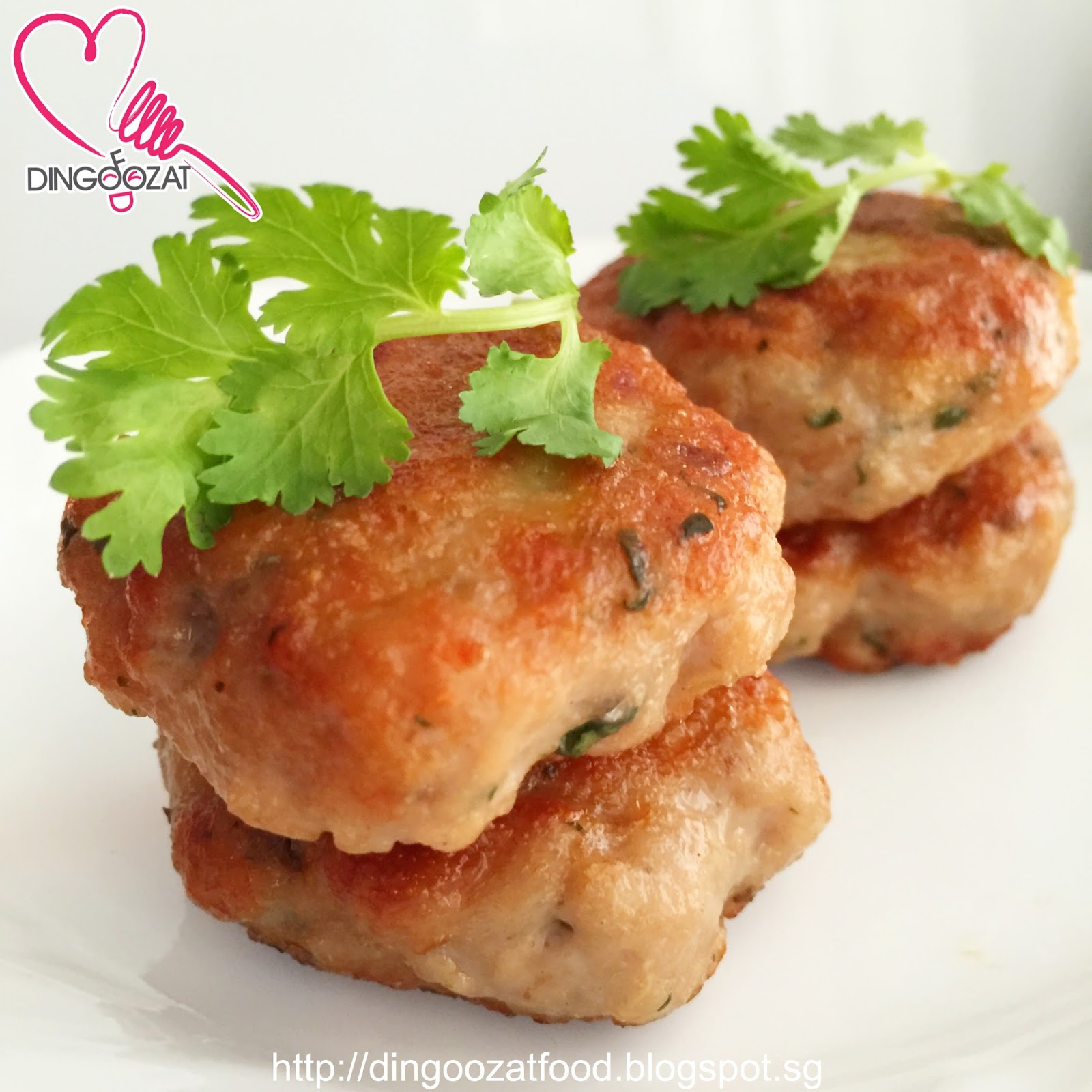 Miki's Food Archives : Pan Fried Salted Fish Minced Meat Patties 香煎咸鱼肉饼