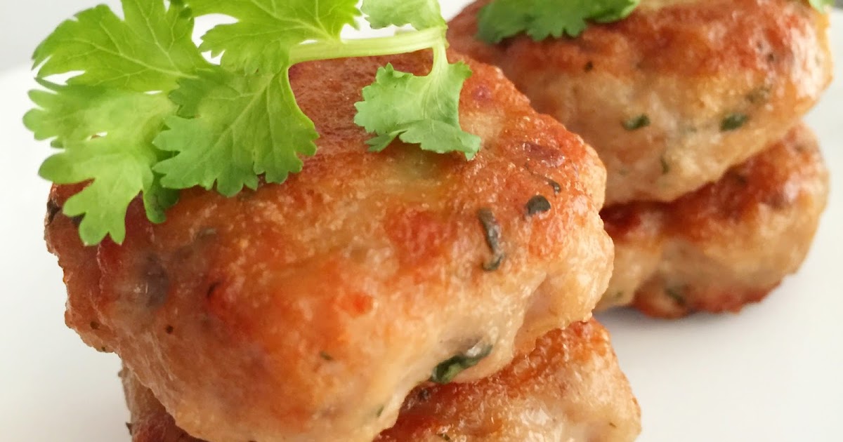 Miki's Food Archives : Pan Fried Salted Fish Minced Meat Patties 香煎咸鱼肉饼