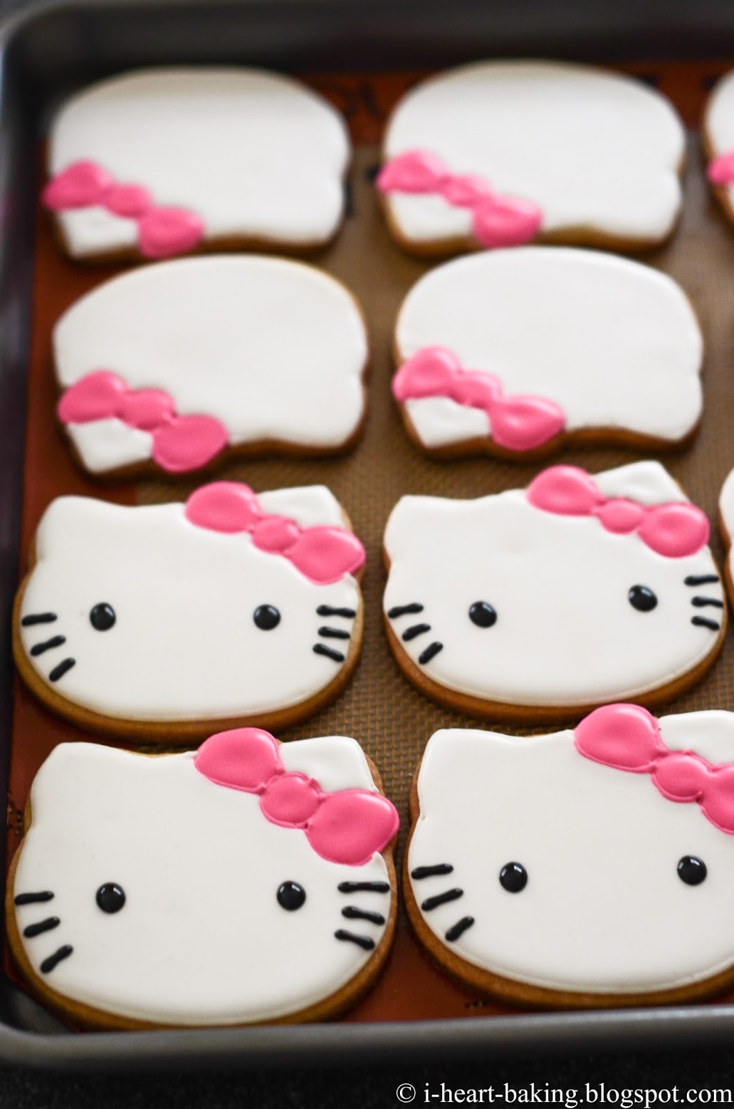 i heart baking!: hello kitty dia de los muertos sugar skull cookies