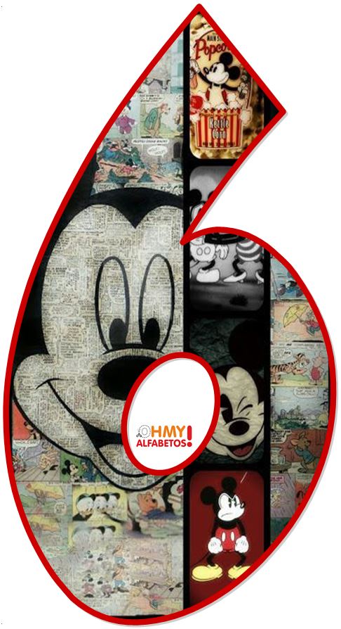 Abecedario de Escenas de Mickey Mouse. Mickey Mouse Abc. - Oh my Alfabetos!
