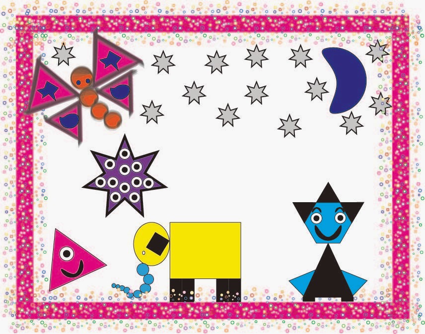 Mnuela Ramírez B.: Composición en figuras geométricas