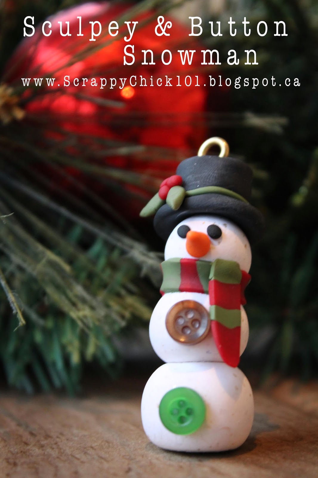 Scrappy Chick Designs: Sculpey Christmas Ornaments~
