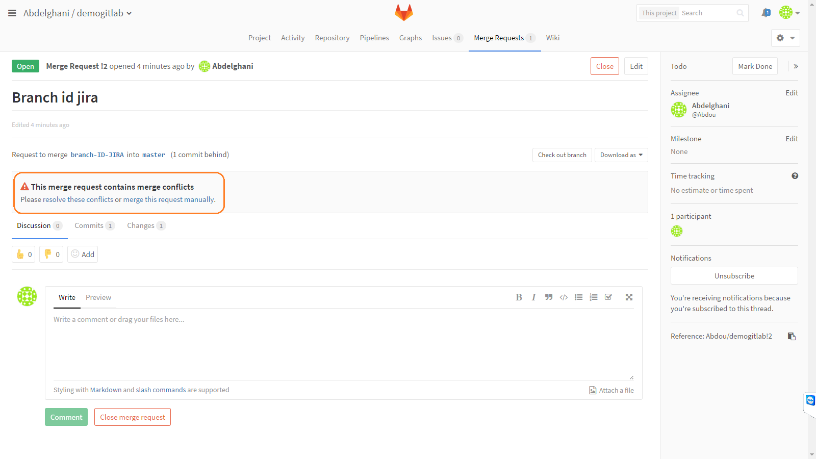 Abdelghani Azri Blog: A simple git workflow with GitLab