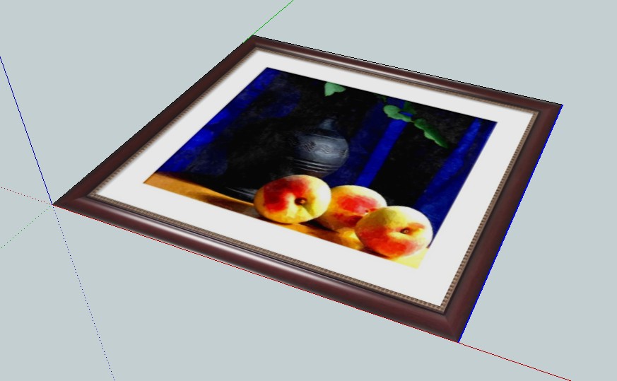 nomeradona ...: Tutorial: Modeling Frame using SketchUp and Foto-Sketcher