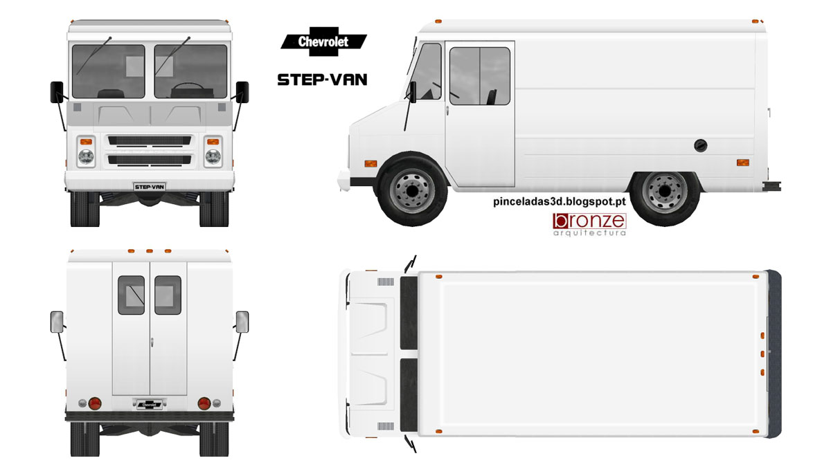 3D Strokes: Stroke 130 - Chevrolet Step-van