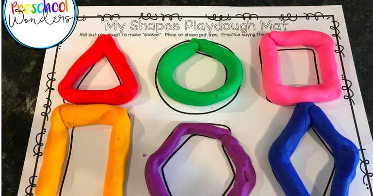 Preschool Wonders: Using Playdough to Incorporate Learning Targets!