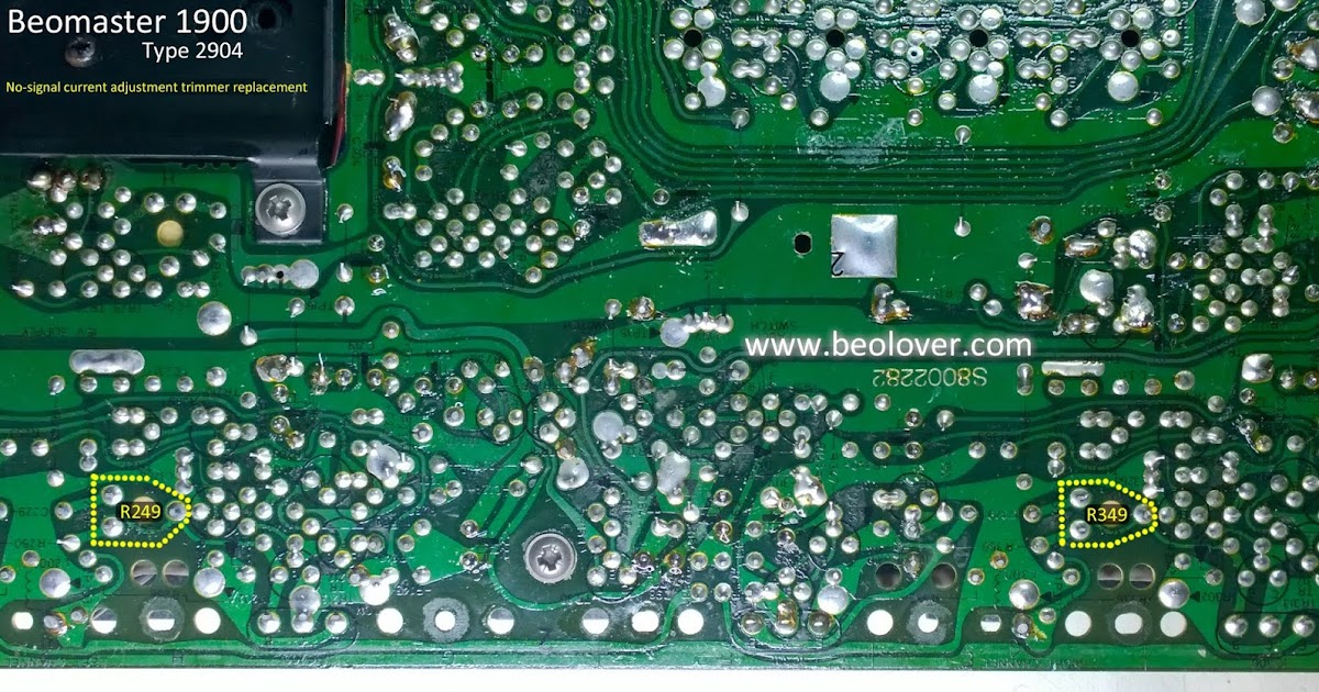 beolover: Beomaster 1900 Type 2904: New idle current trimmers and ...