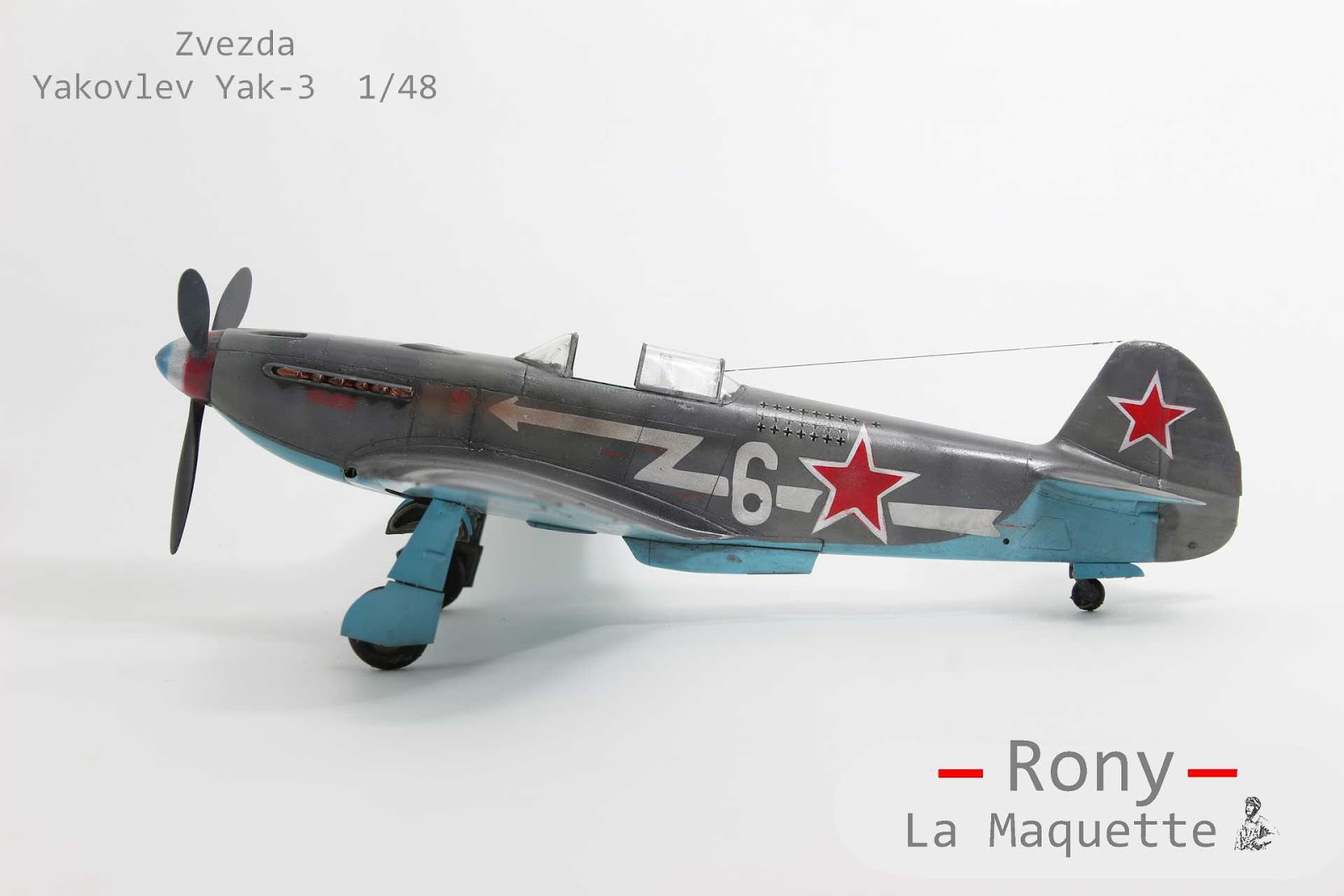 Maquette du Yak 3 de Zvezda au 1/48. | Rony La Maquette