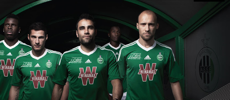 AS Saint Etienne (ASSE) 13-14 Home and Away Kits Released - Footy Headlines