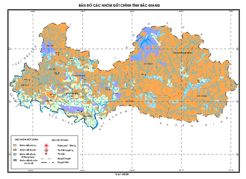 bac giang - viet nam: Natural resources