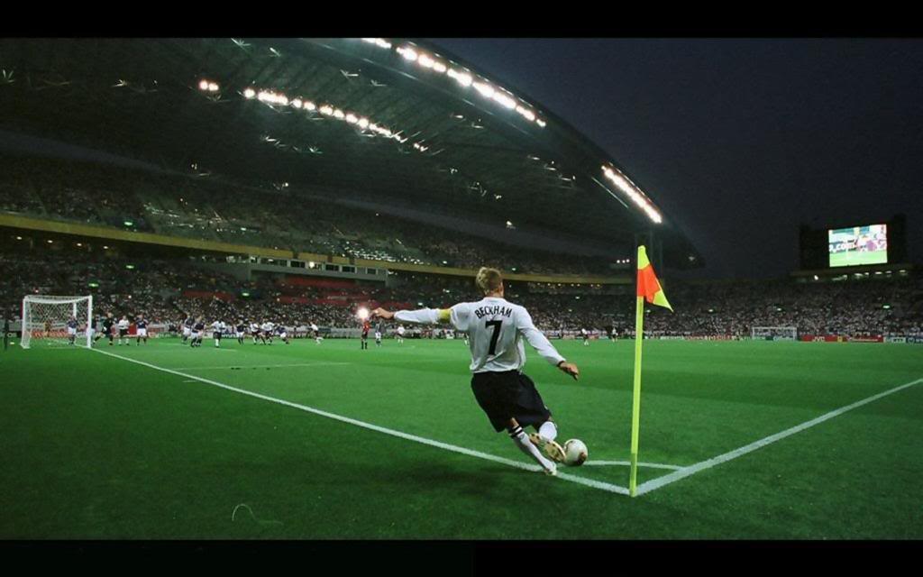 Beckham Corner Kick | Wallpapers