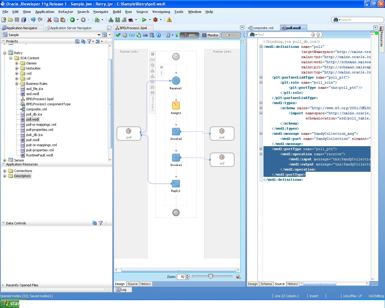 Learning SOA: Understanding Transaction in SOA Suite 11g with an example