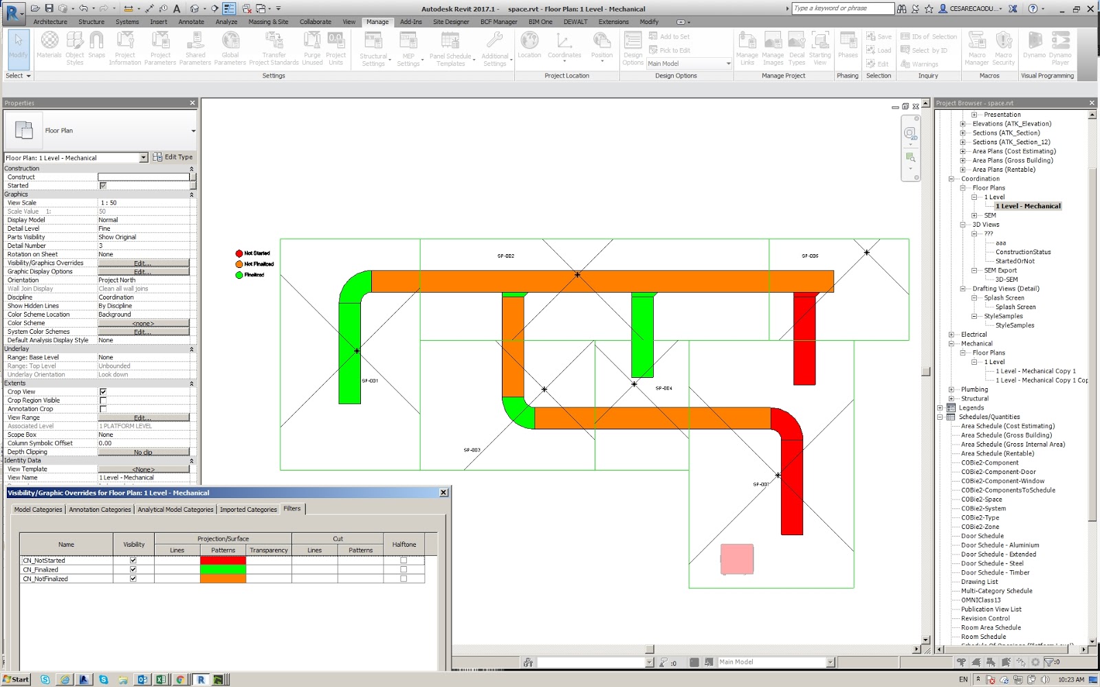 Dynamo for Construction: 4D planning and site execution comparison