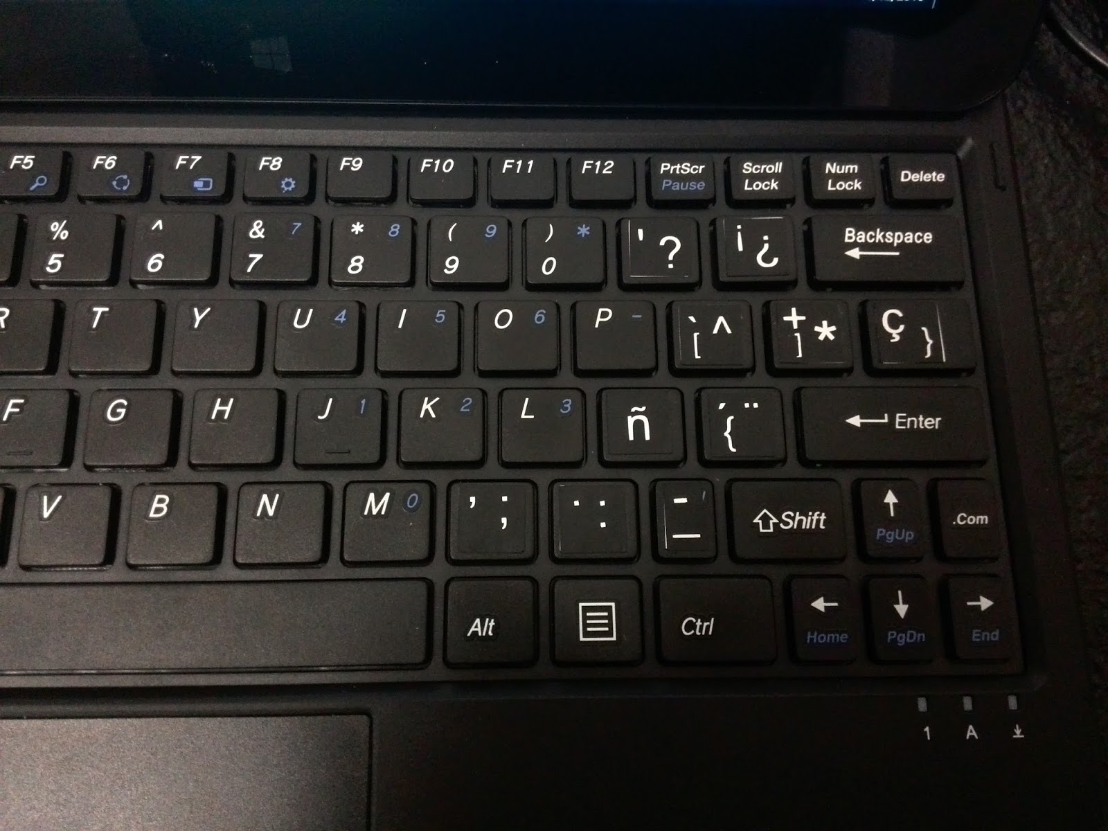 Rapulsel::..: Tengo un teclado en Ingles, solución.