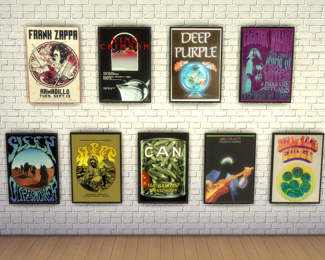 Sims 4 - Rock Posters - Lanti Sims