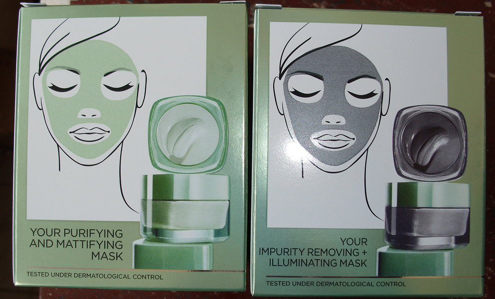 My place...: Маски за лице L'Oreal Pure Clay Glow & L'Oreal Pure Clay ...