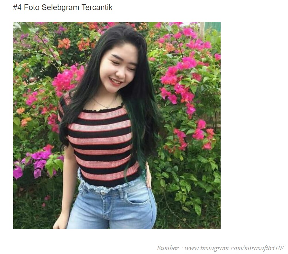 Yuk Kita Intip, 7 Foto Selebgram Tercantik Saat Ini, Awas Jatuh Cinta ...