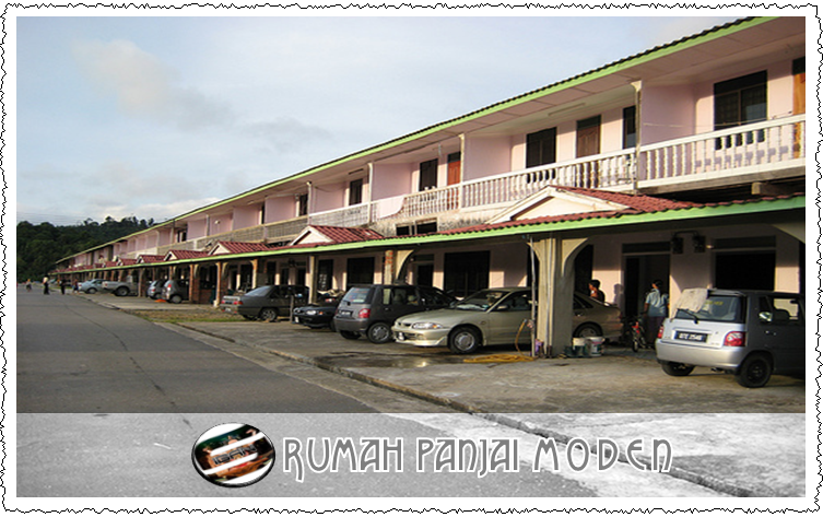 Sketsa Iban Blog™: Rumah Panjai Moden | iban longhouse | SketsaIBANblog