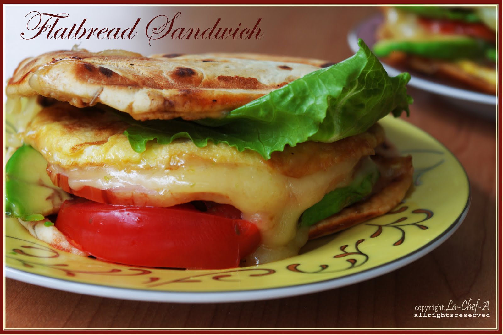 La Chef-A: FLATBREAD SANDWICH