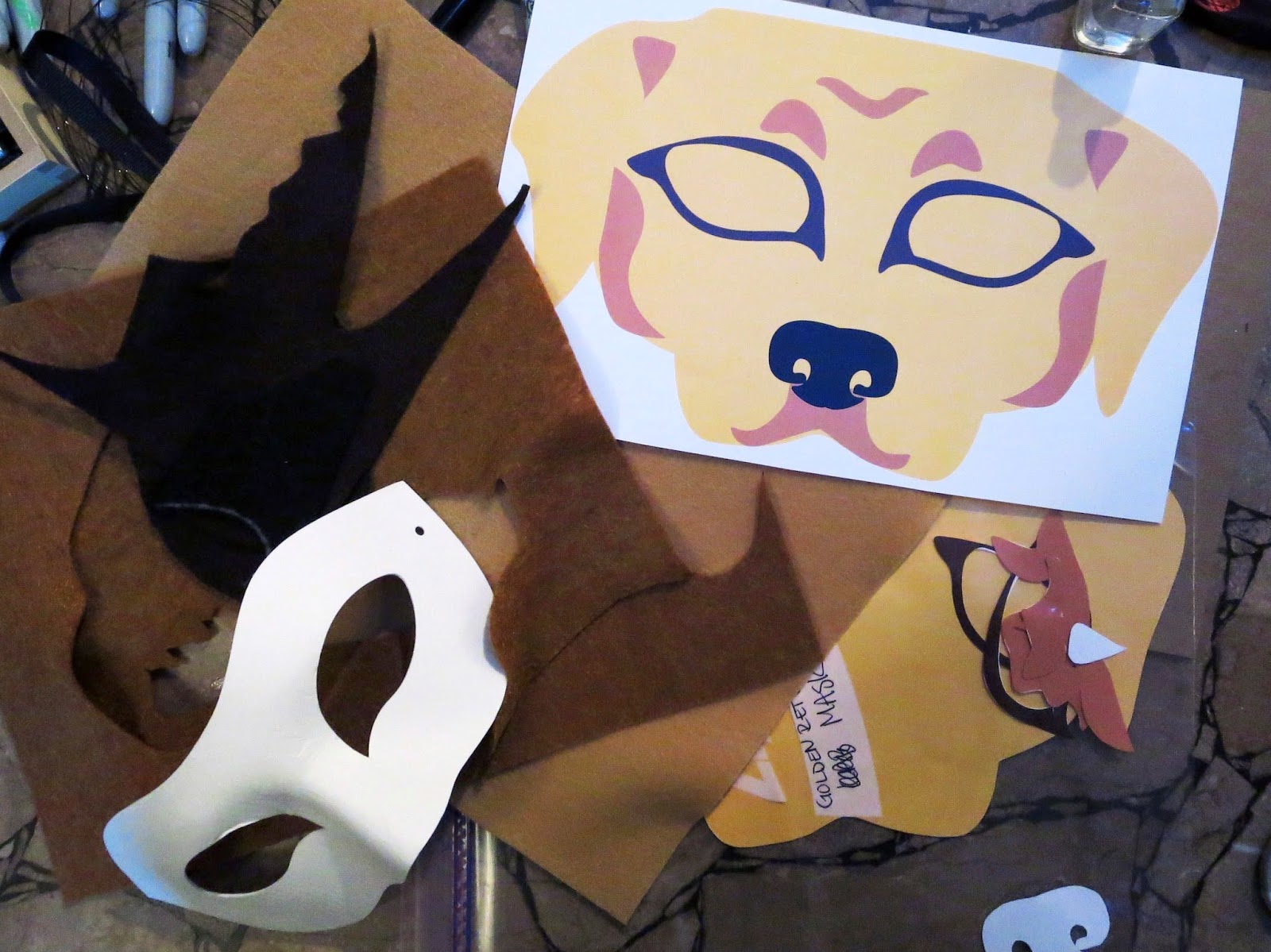 Wedding Felt Animal Masks