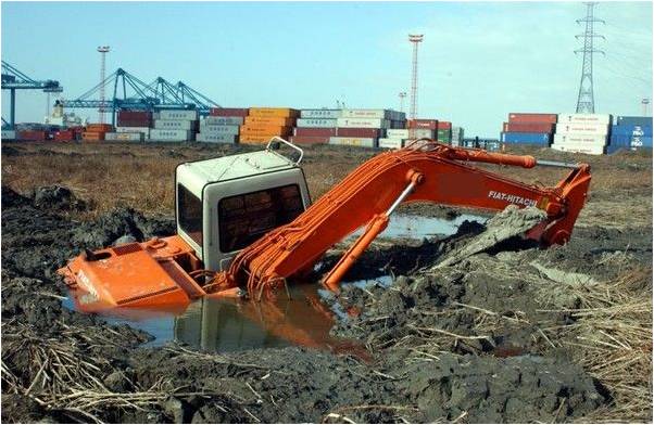 Industry Mayhem: Bogged Excavator