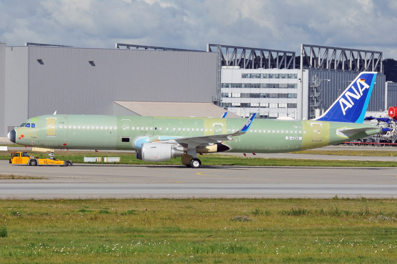 Airbus Hamburg Finkenwerder News: A321-211SL, All Nippon Airways ...