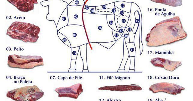 Chefs Ensinando a Cozinhar: CONHECENDO O BOI E SEUS CORTES