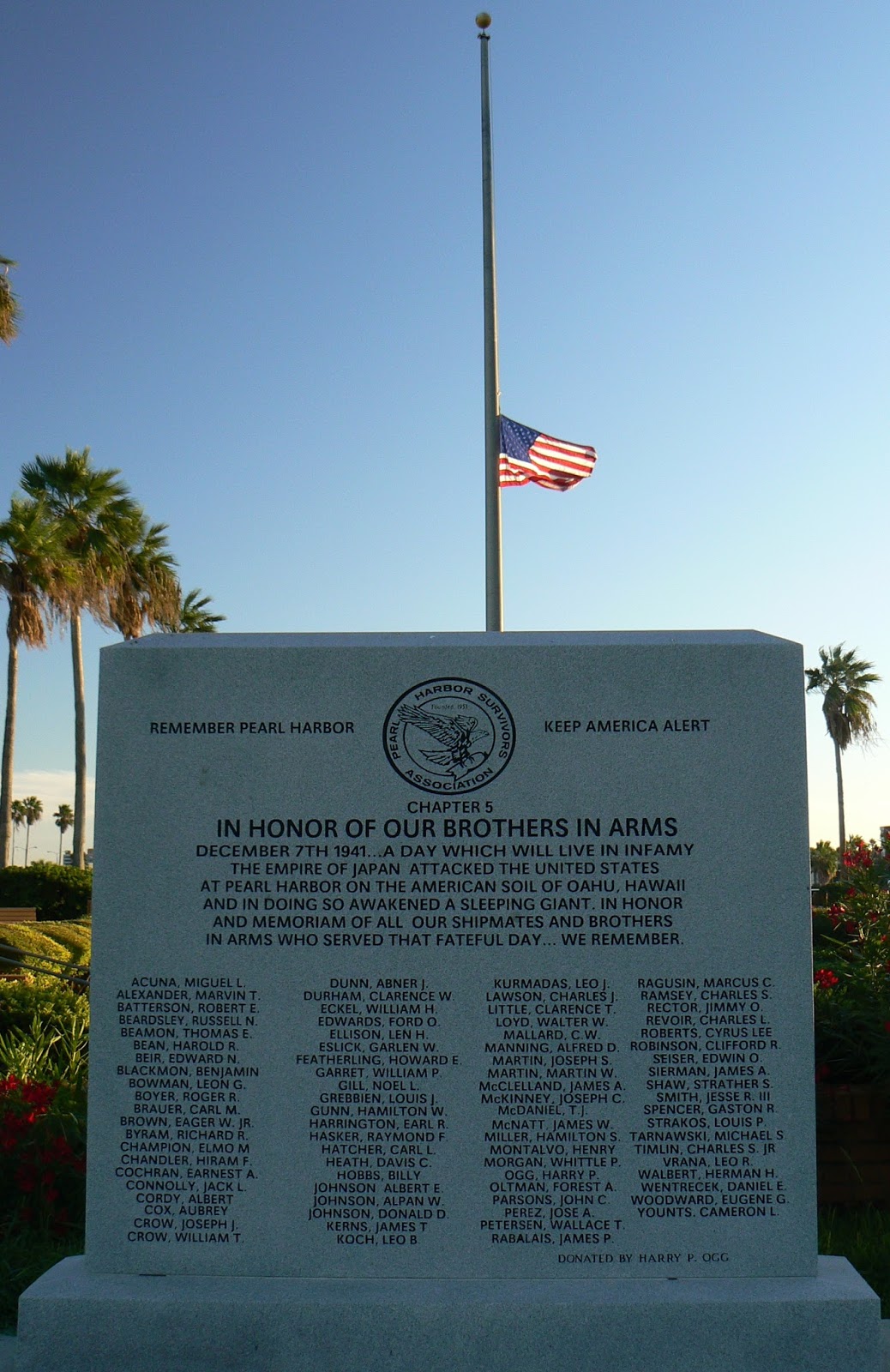 ABT UNK: (Not-So-) Wordless Wednesday: Pearl Harbor Memorial, Sherrill ...